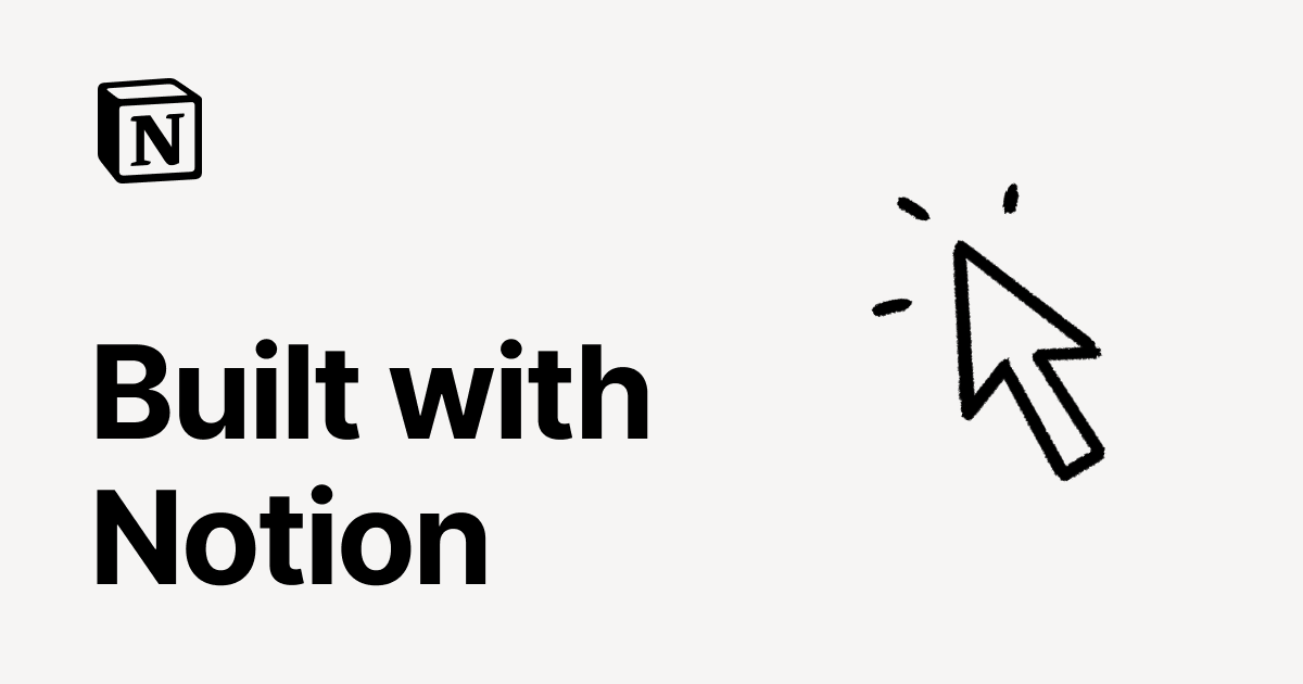 Notion Global Tag Database Step-by-Step | Built with Notion